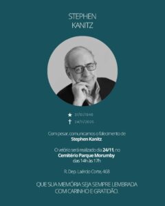 Morre Stephen Kanitz, professor da USP